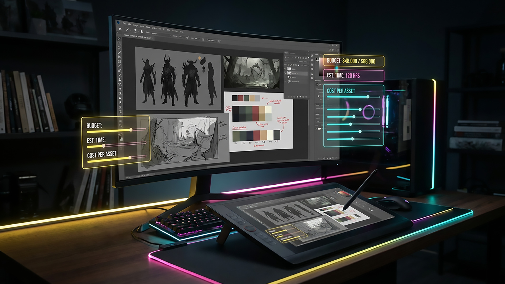 Cost of Concept Art Creation for Games: A Practical Budgeting Guide ...